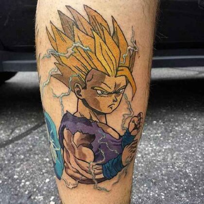Tatuajes Gohan Dragon Ball | Tatuajeclub.com